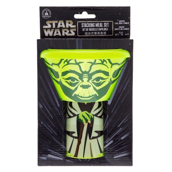 Disney | Dining | Disney Parks Star Wars Yoda Stacking Meal Set | Poshmark